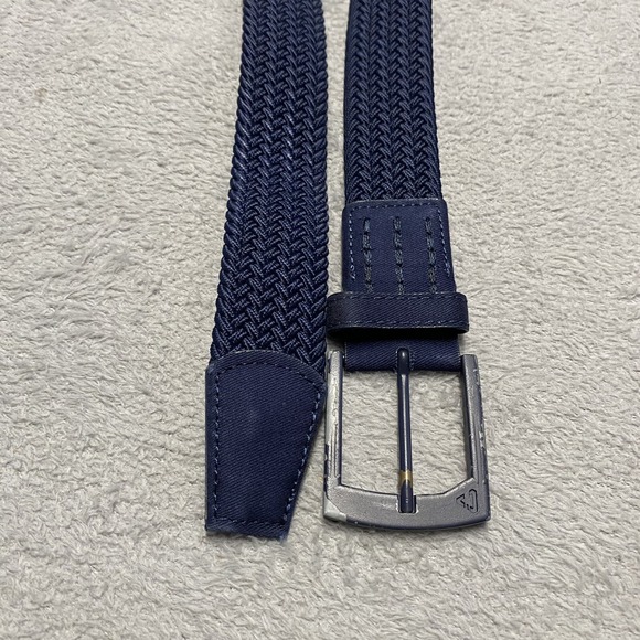 Cuater | Accessories | Cuater Belt Mens Small 332 Blue Woven Adjustable ...